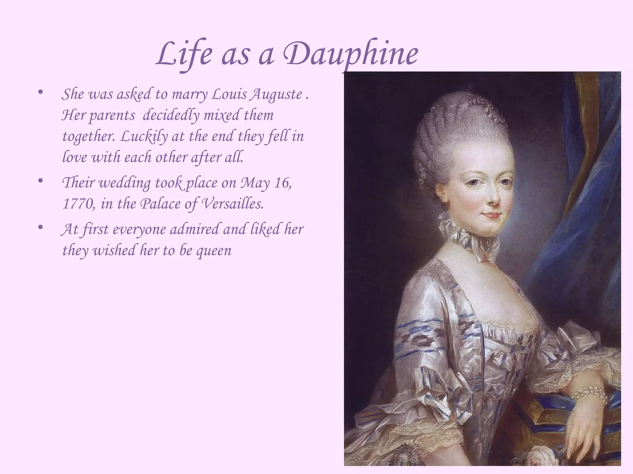 Marie Antoinette SIS | PPT