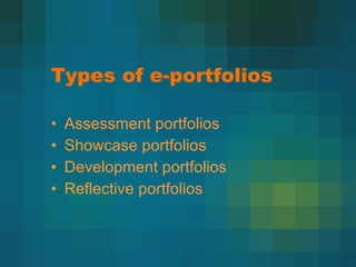 Marie Eportfolios | PPT
