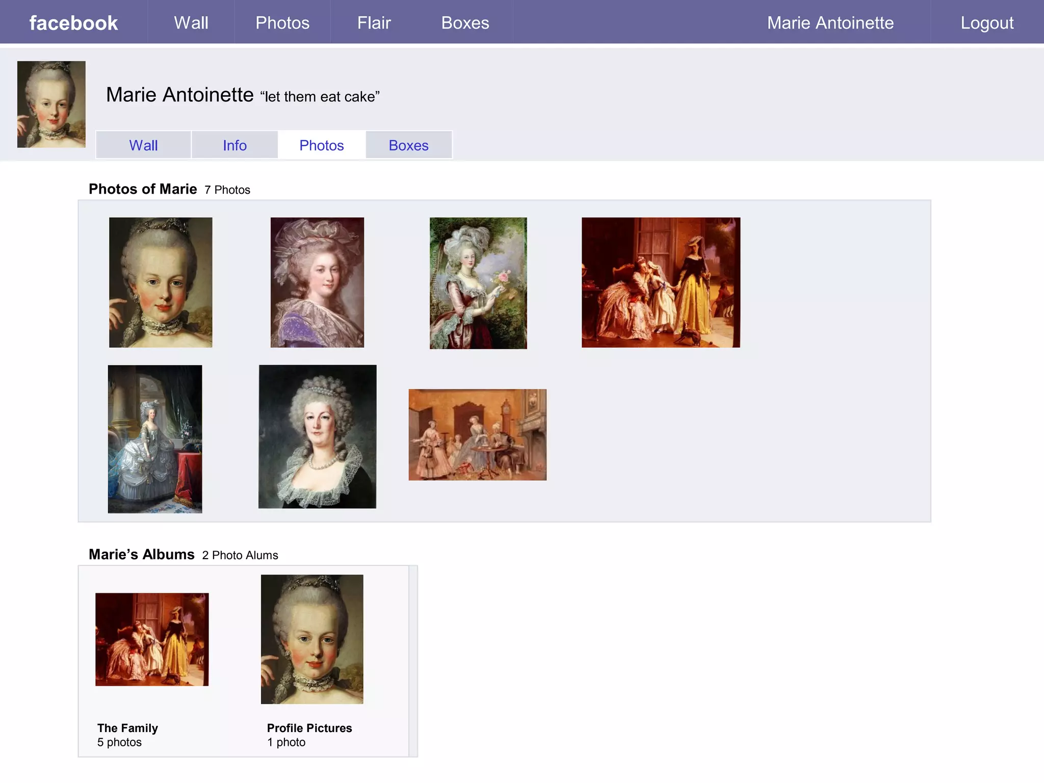 Marie antoinette facebook | PPT