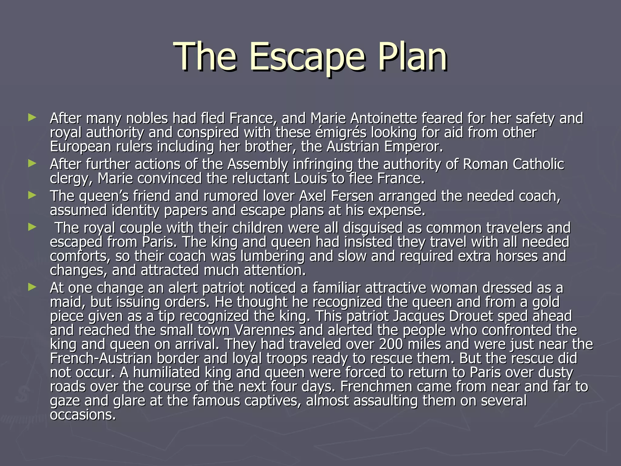 Marie Antoinette Power Point Portfolio 3 | PPT