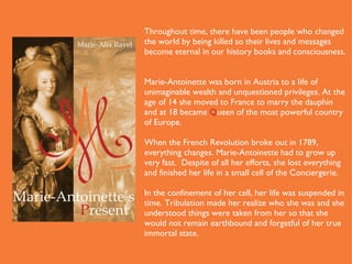 Marie-Antoinette's Present | PPS