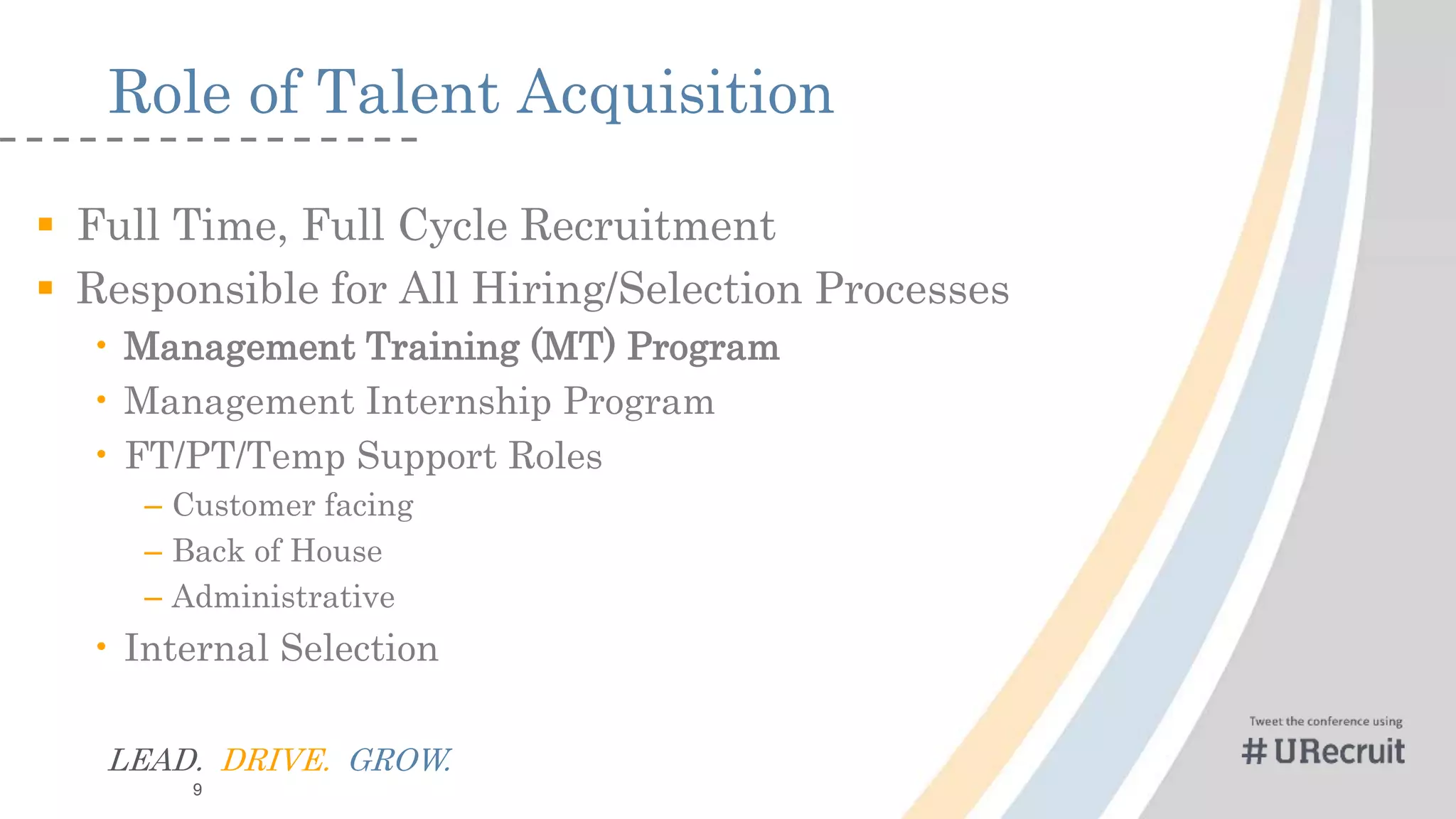 Marie Artim - URecruit Keynote | PPTX