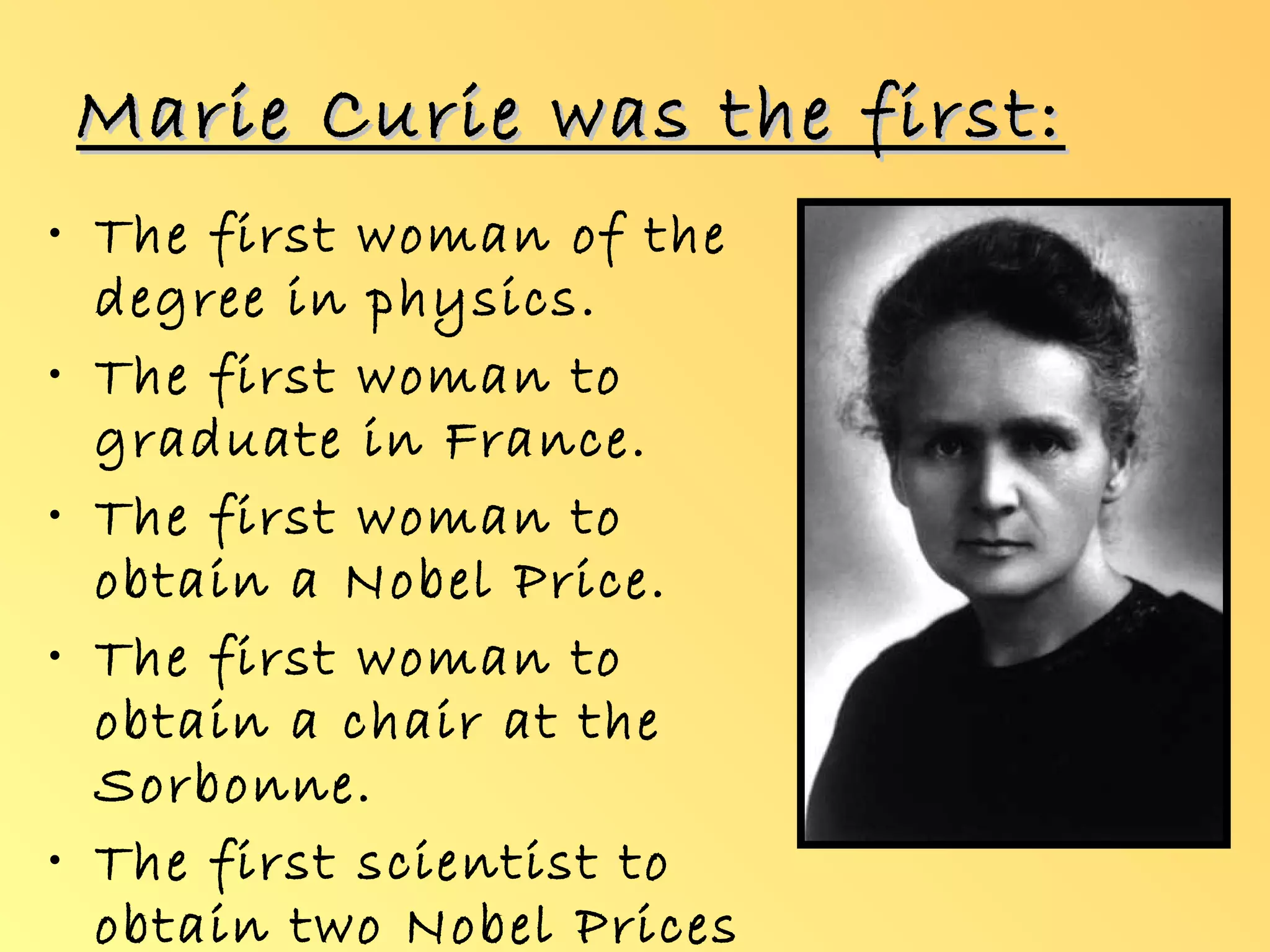 Marie curie | PPT