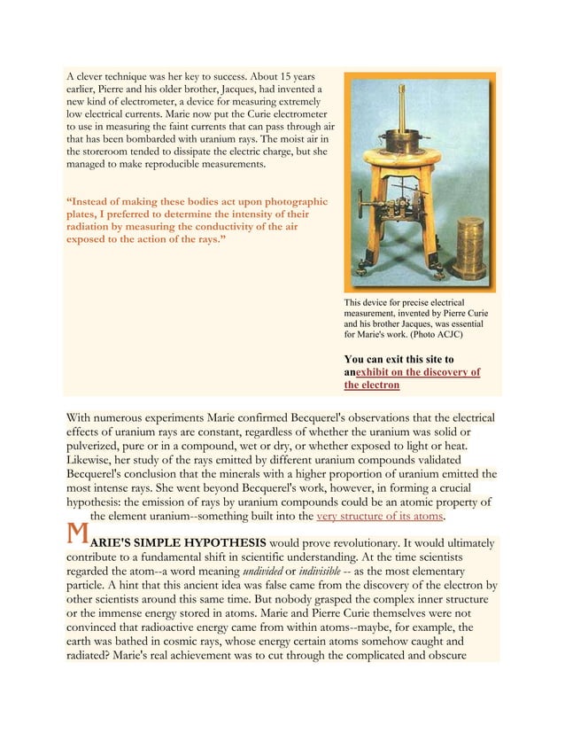 Marie curie | PDF