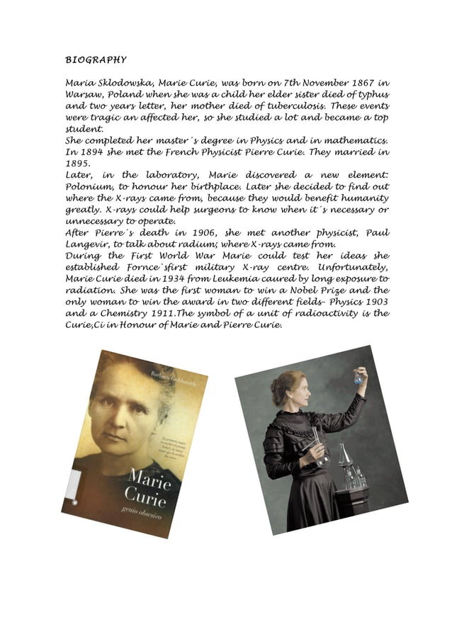 Marie curie | PDF
