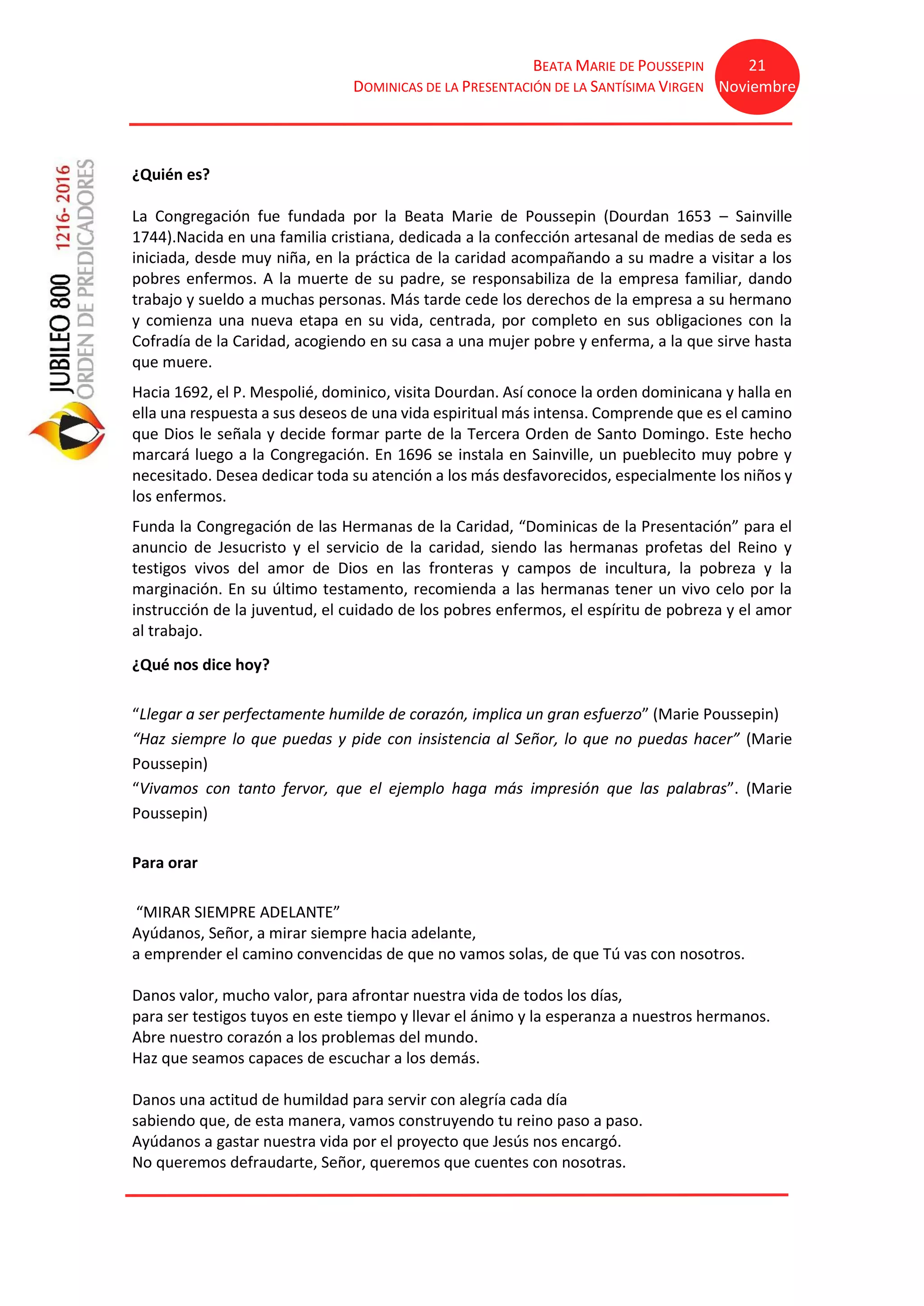 Marie Poussepin | PDF | Christianity | Religion & Spirituality