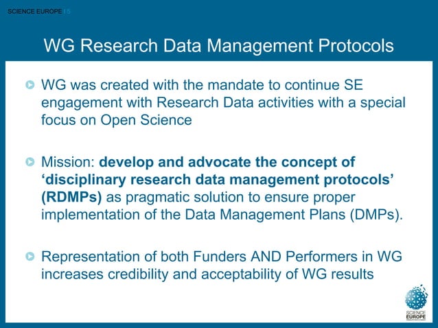 Developing a Framework for Research Data Management Protocols | PPT