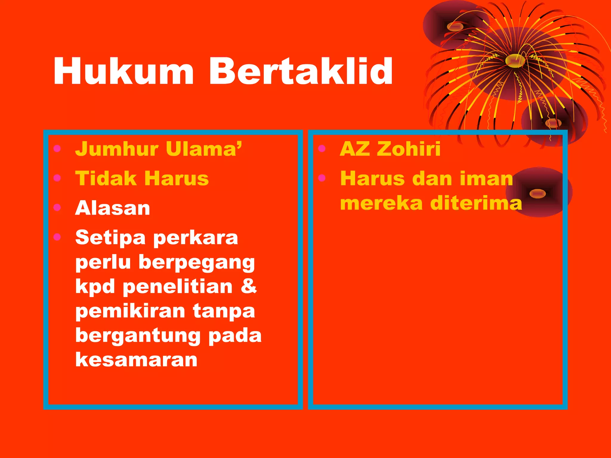 Ma'rifah & taklid | PPT