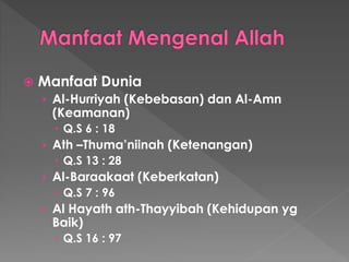 Ma’rifatullah | PPTX