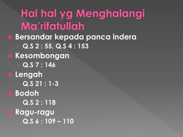 Ma’rifatullah | PPTX