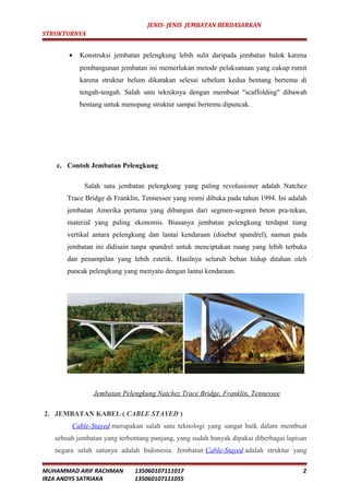 Jenis jenis jembatan paper#1 | DOC