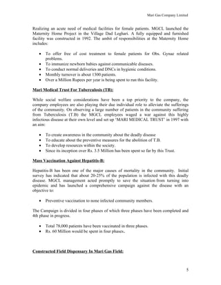 Mari gas company limited | DOC