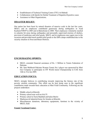 Mari gas company limited | DOC