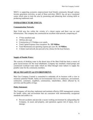 Mari gas company limited | DOC