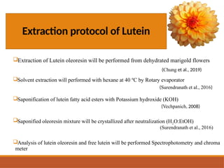MARIGOLD LUTEIN RESEARCH based study.pptx