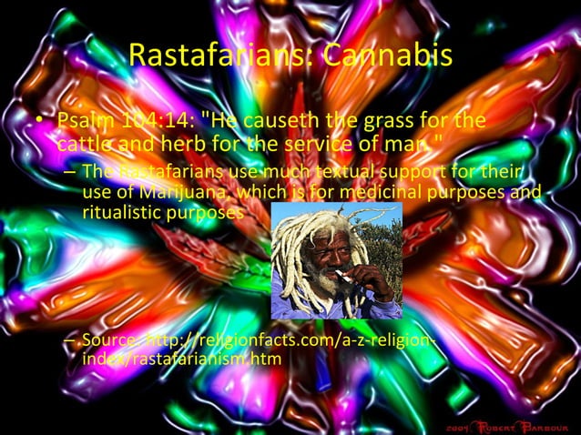 Marijuana in Rastafarian and Shiva Culture | PPT