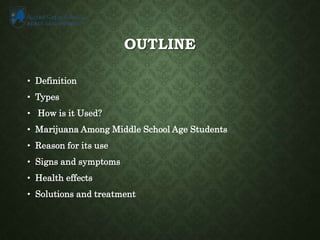 Marijuana PowerPoint | PPT