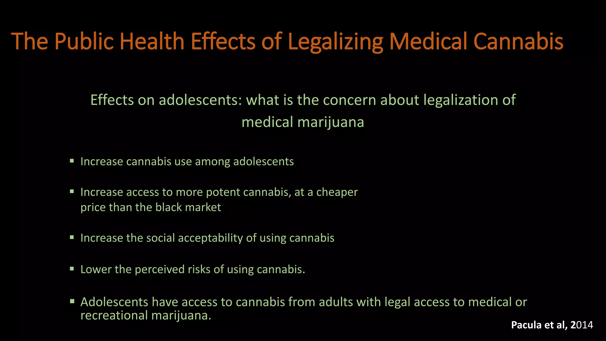 Marijuana Pros and Cons - Public Health Consulting | PPTX