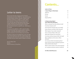 Global Medical Cures™ | Marijuana Facts for Teens | PDF