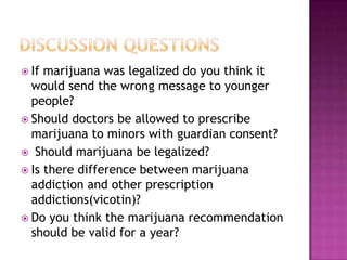 Marijuana Legalization | PPTX
