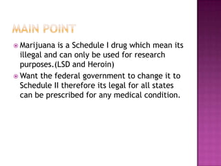 Marijuana Legalization | PPTX