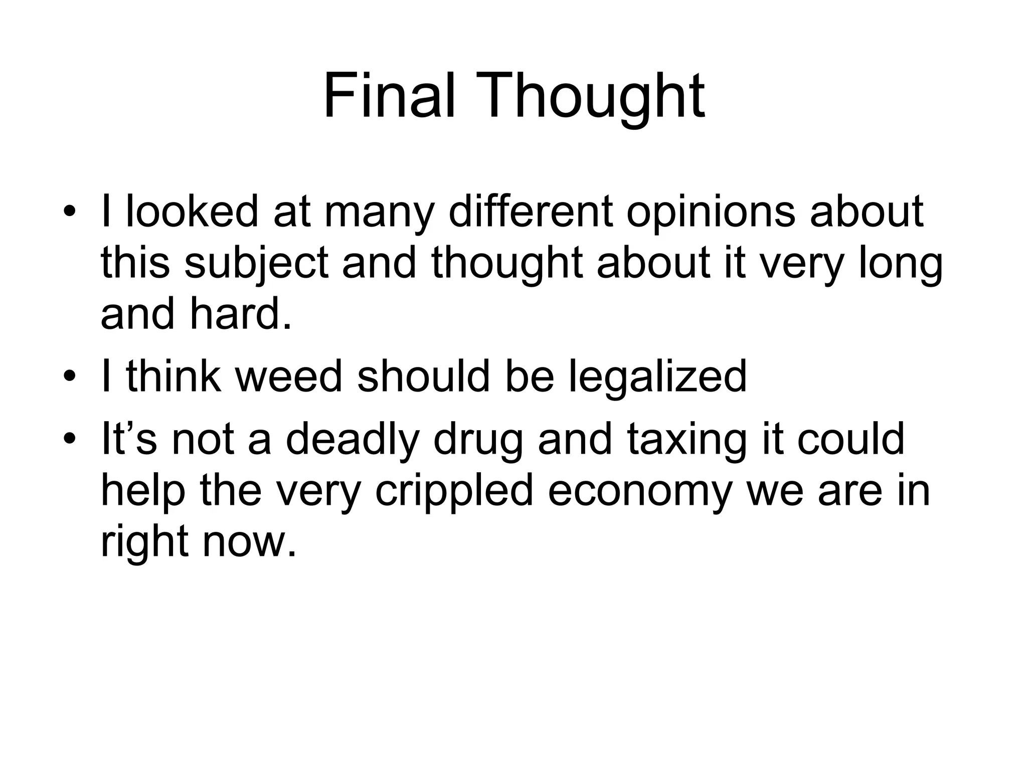 Marijuana legalization | PPT