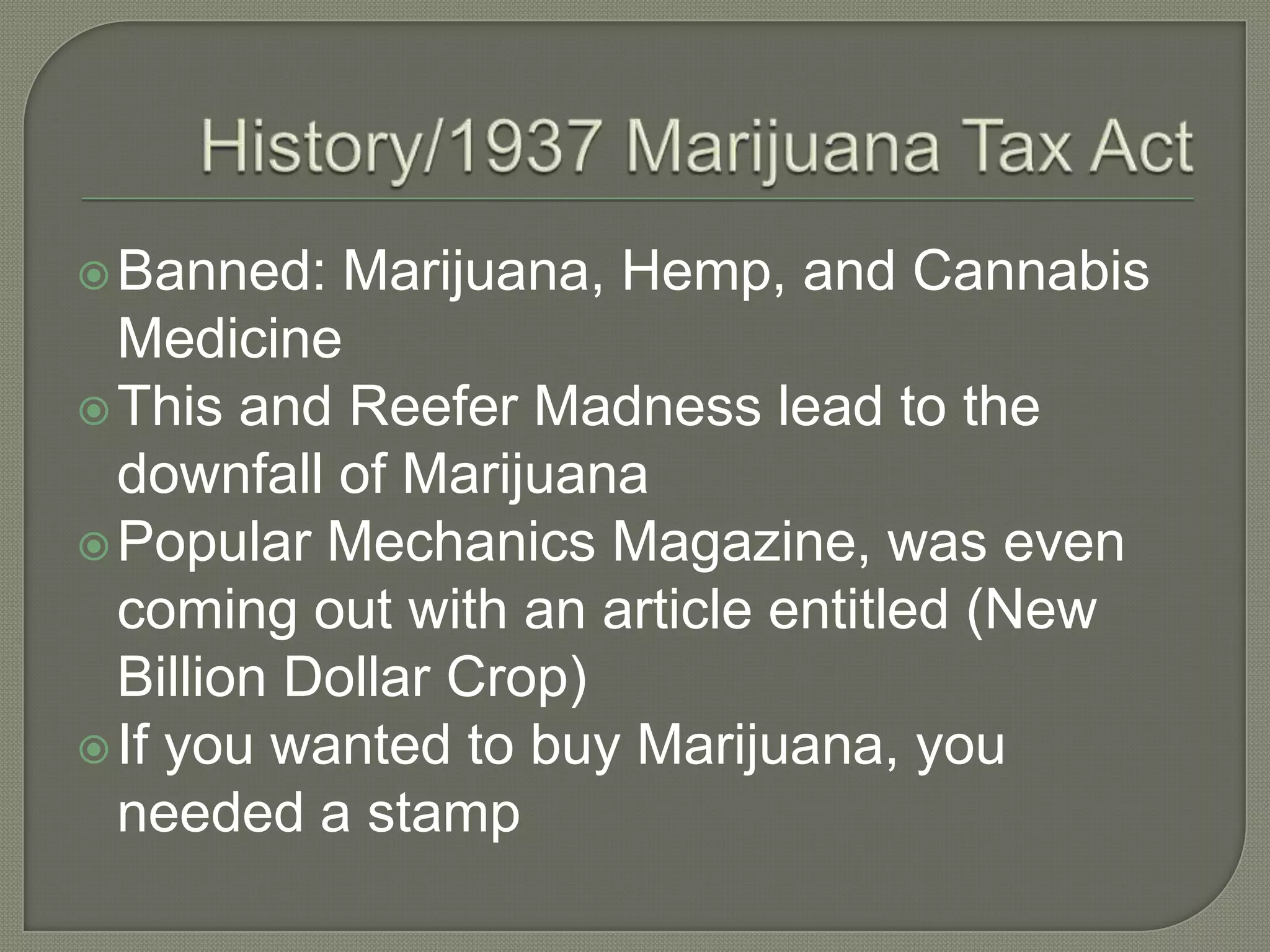 Marijuana legalization | PPT