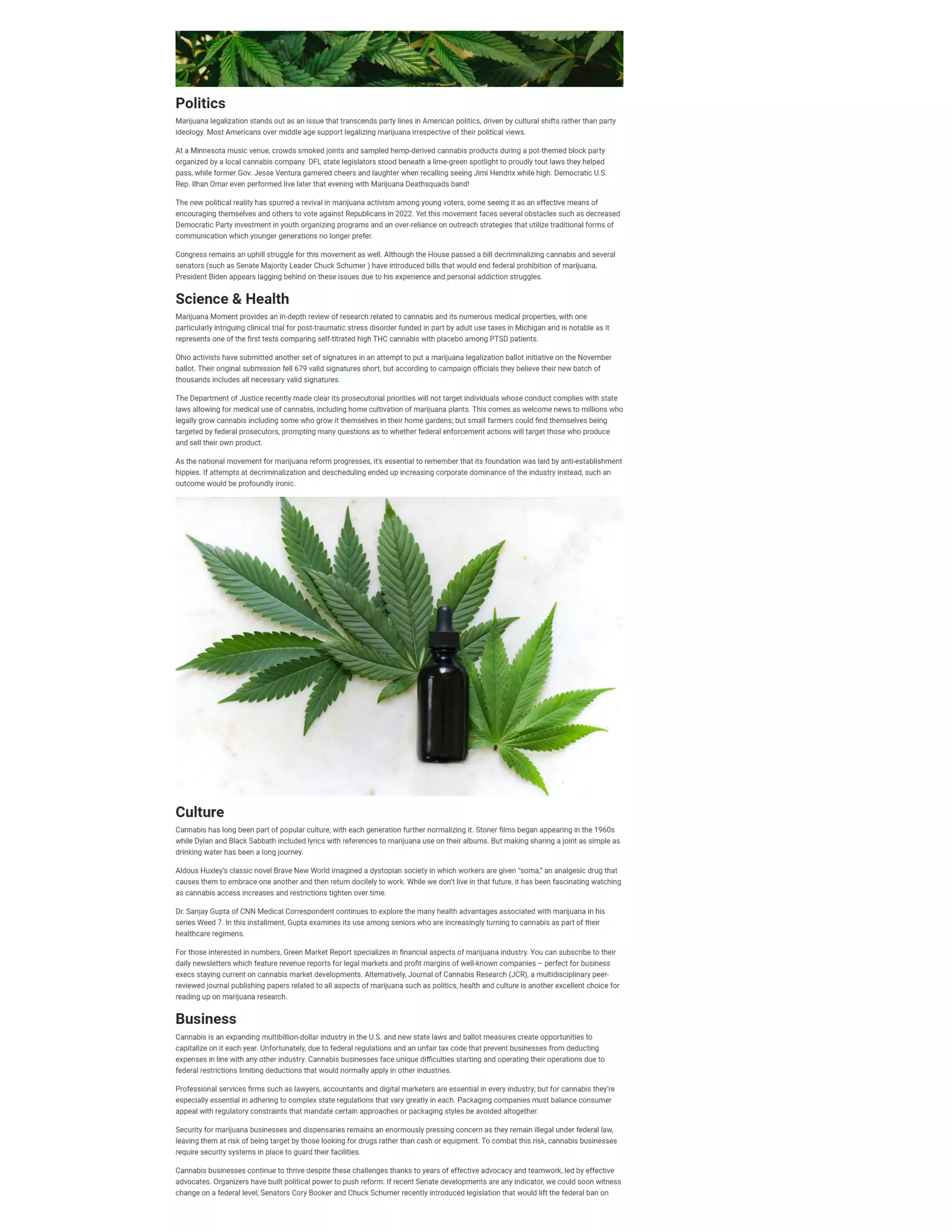 Marijuana Moment | PDF