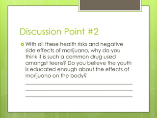 Marijuana power point presentation dion | PPTX