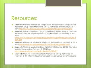 Marijuana power point presentation dion | PPTX