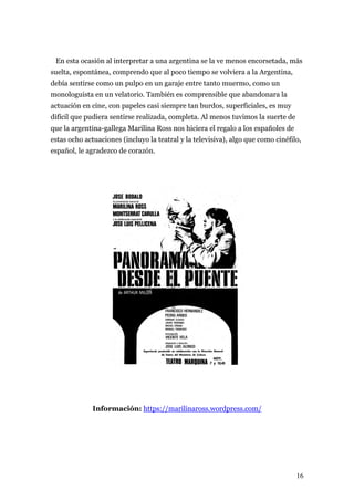 MARILINA ROSS EN ESPAÑA (Dossier música) | PDF
