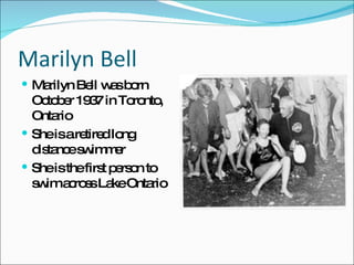 Marilyn Bell | PPT