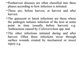 postharvest pest and diseases of fruits b | PPTX