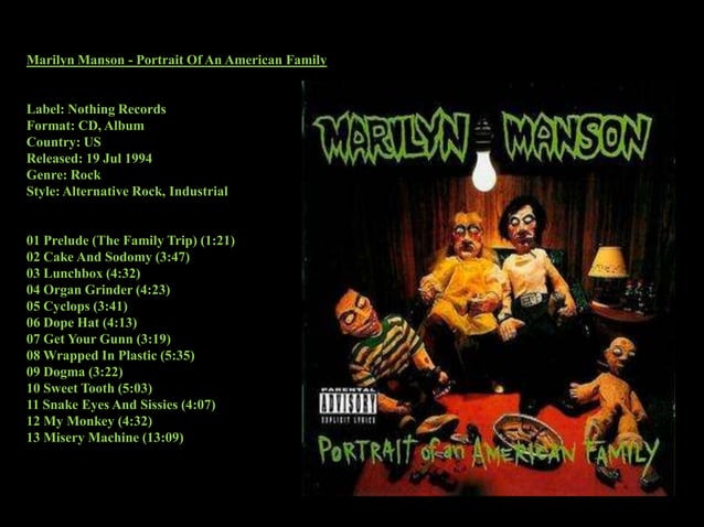 Marilyn manson album covers | PPTX | Classic Rock | Rock Music