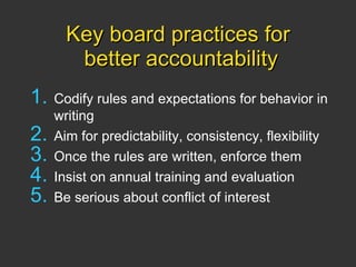 Instruments for improvement of Accountability and Governance in NGOs | PPT