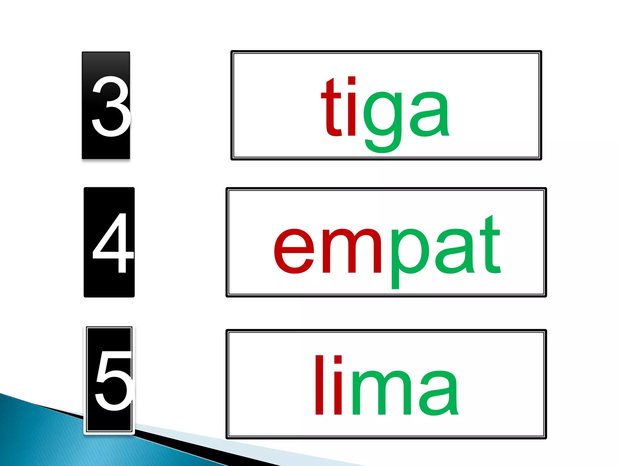 Mari mengeja nombor | PPT