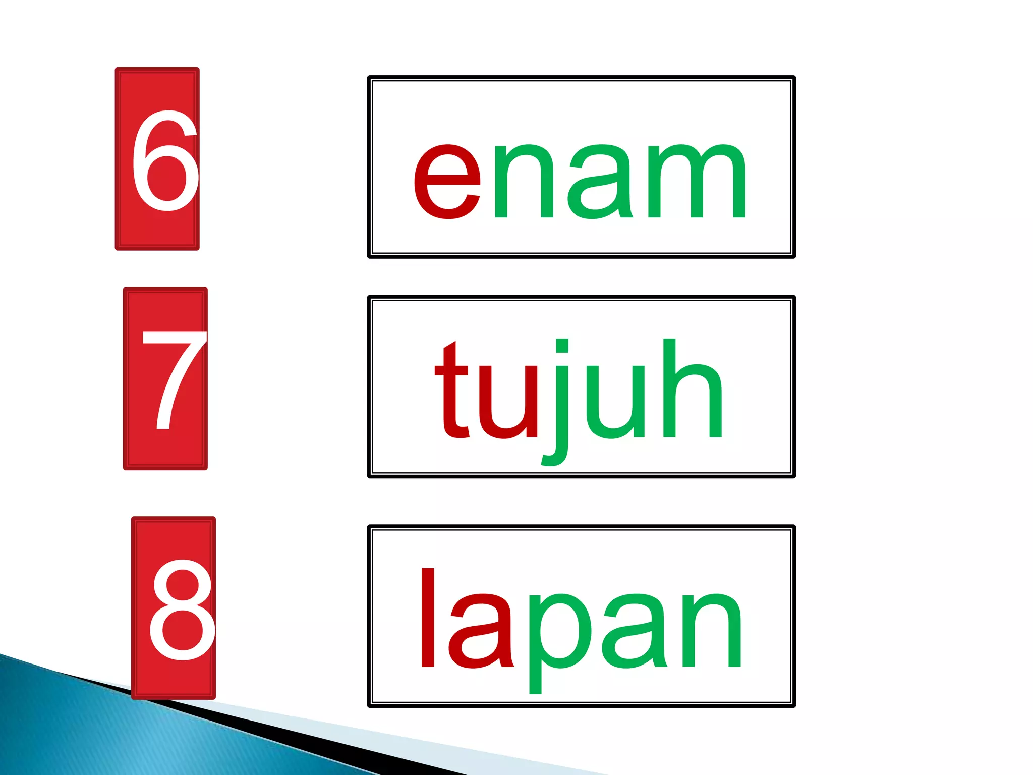 Mari mengeja nombor | PPTX