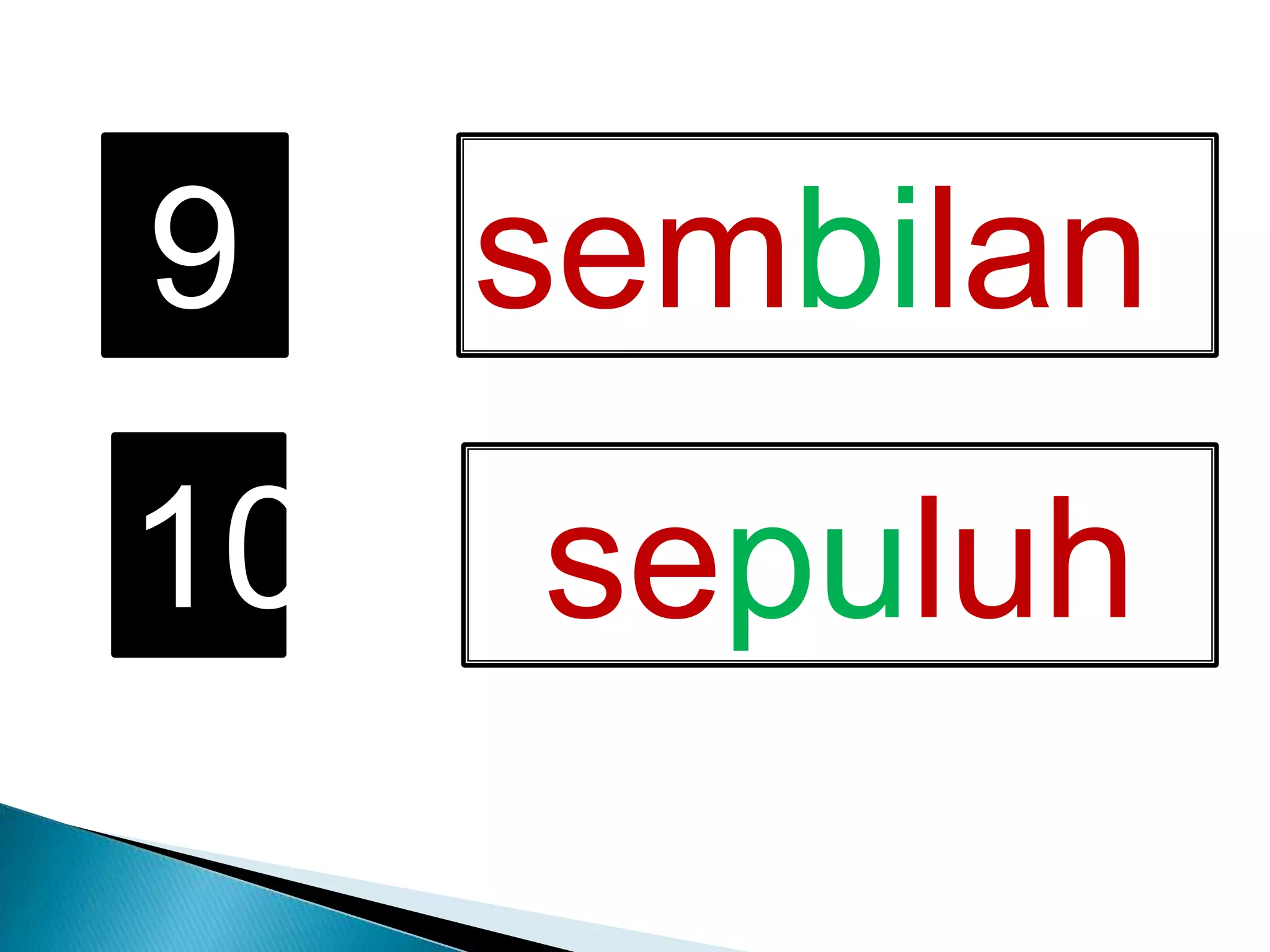 Mari mengeja nombor | PPT