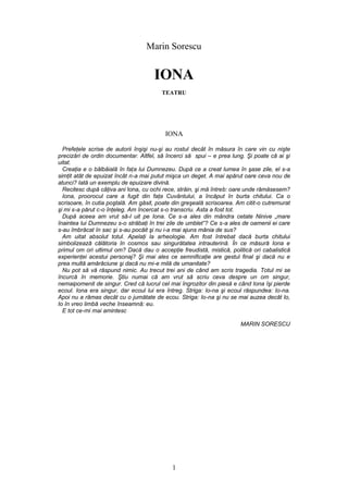 Marin sorescu-iona | PDF