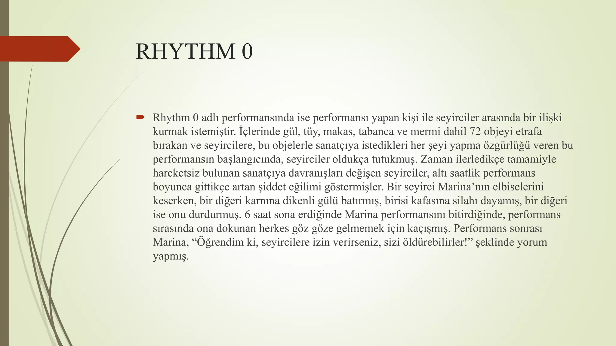Marina Abramovic Sunum | PPTX