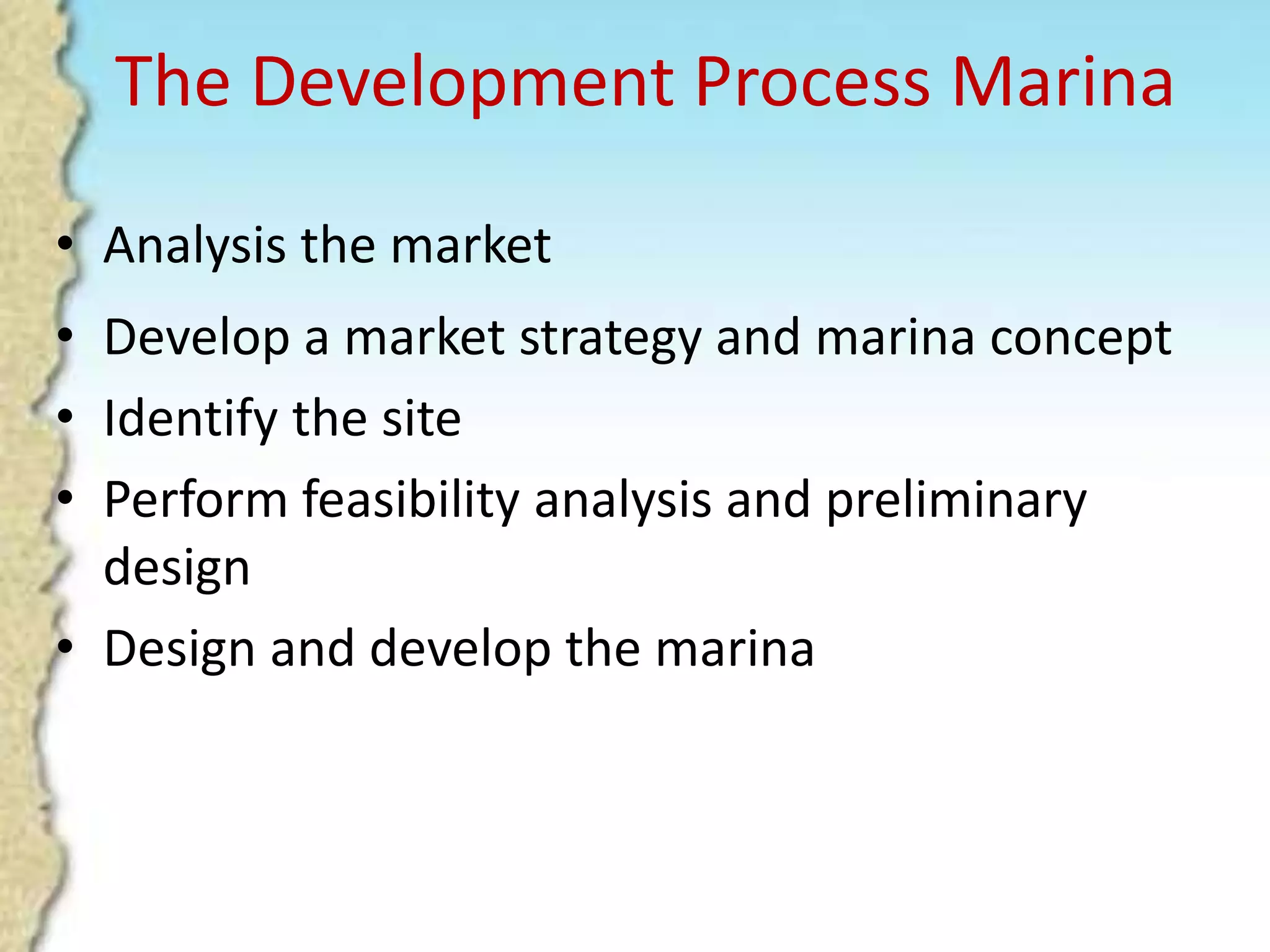 Marina and development process | PPTX
