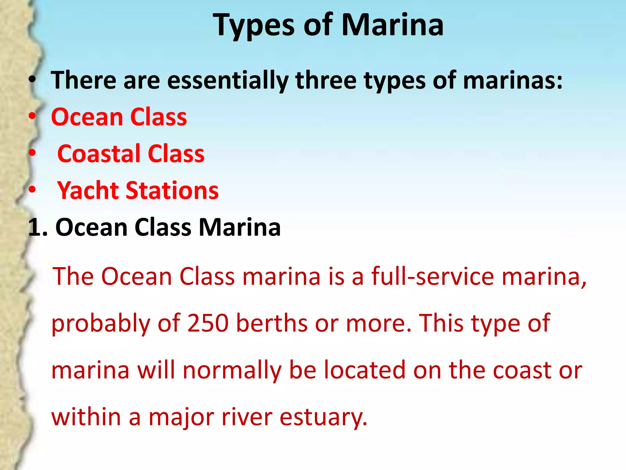 Marina and development process | PPTX