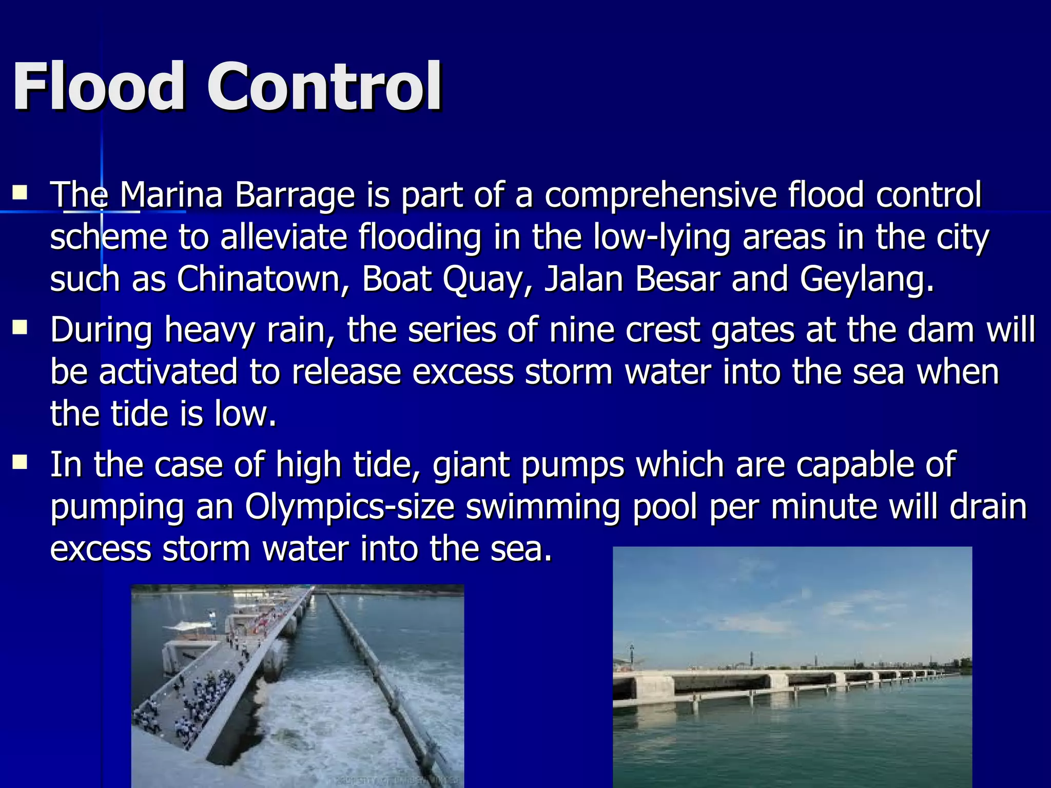 Marina barrage presentation | PPT