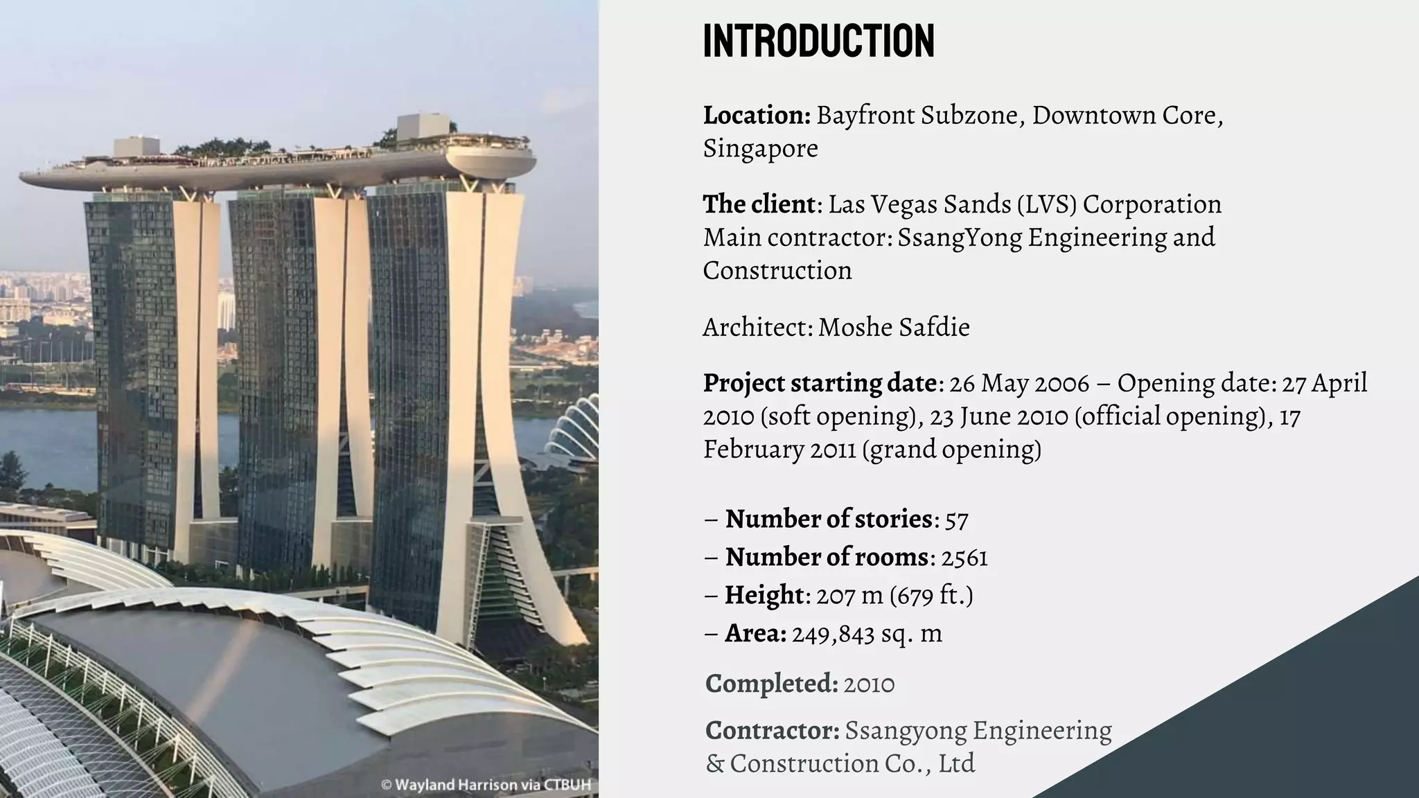 Project Management - Marina bay Sands | PPTX