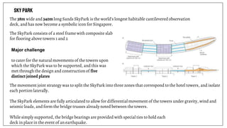 Project Management - Marina bay Sands | PPTX