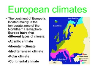 Climate and vegetation | ODP