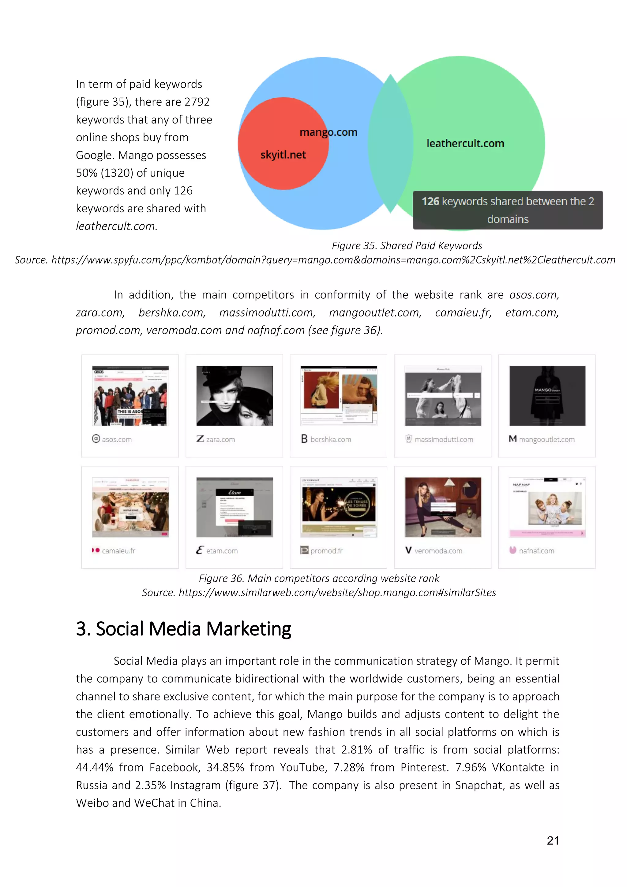 Digital Marketing Strategies. Case study - Mango | PDF