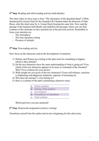 Sherlock Holmes (The Adventure of the Speckled Band) | PDF