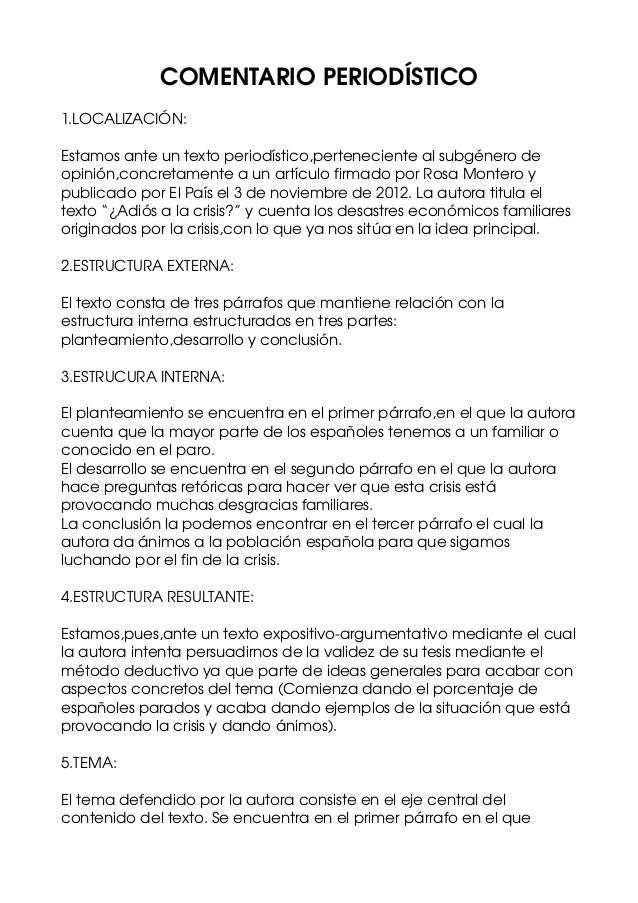 Como Hacer Un Comentario De Texto