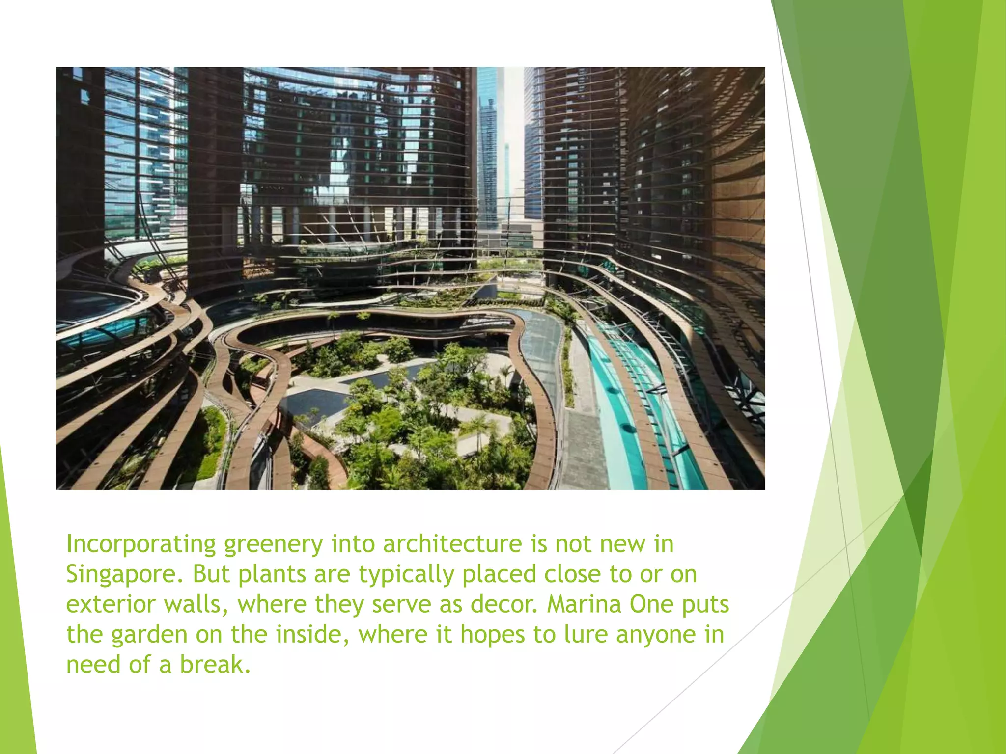 Marina One, Singapore: A Case Study of Green Architecture | PPTX ...